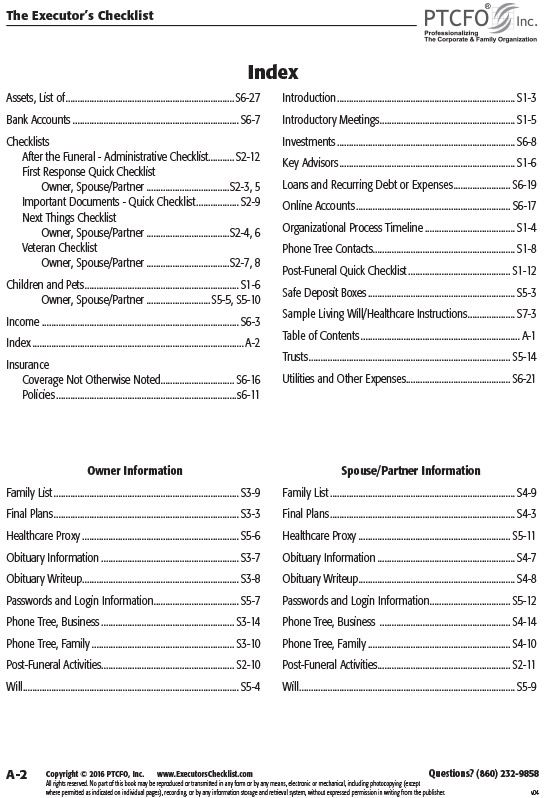 The Executor S Checklist Help Your Family Hit The Ground Running If